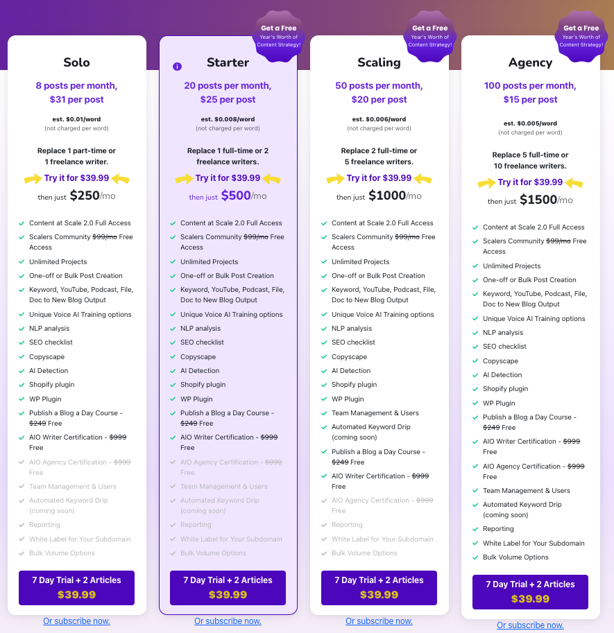 20% Content at Scale Bonus Coupon (May 2024) + Tutorial with screenshots
